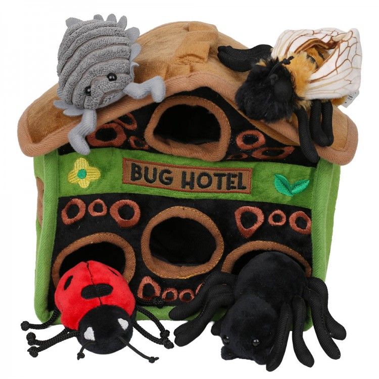 Hide-Away Puppets – Bug Hotel Soft Toy & Puppets Set by The Puppet Company - Friendly Mini-Beast ...